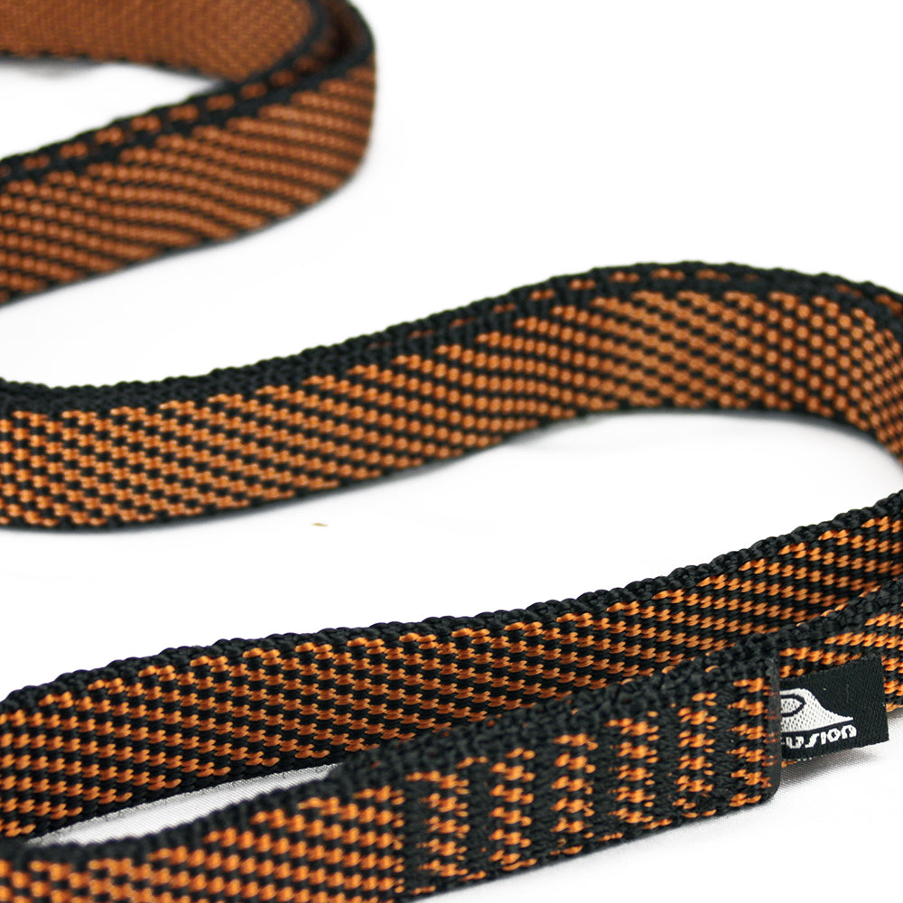 Stitched Nylon Climbing Sling Runner - Orange | Fusion Climb