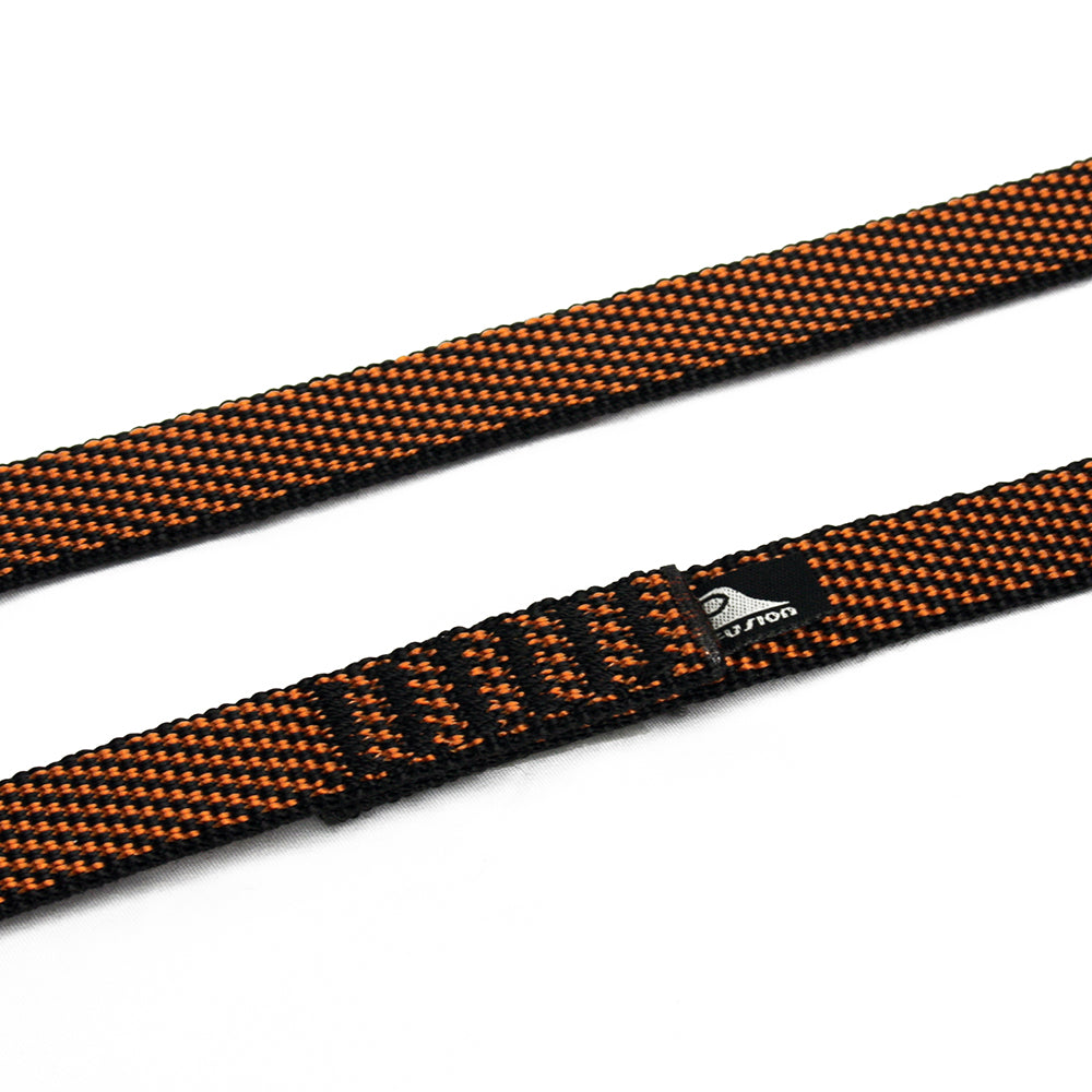 Stitched Nylon Climbing Sling Runner - Orange | Fusion Climb